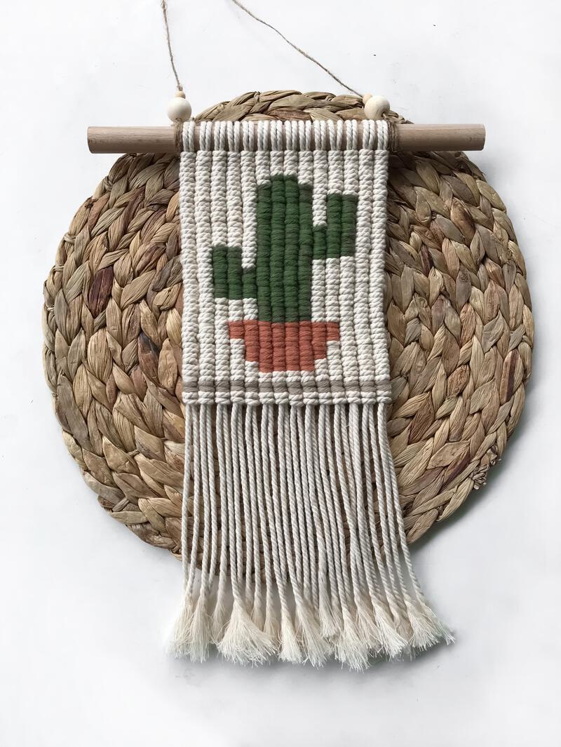 Cactus macrame — Petraki Art