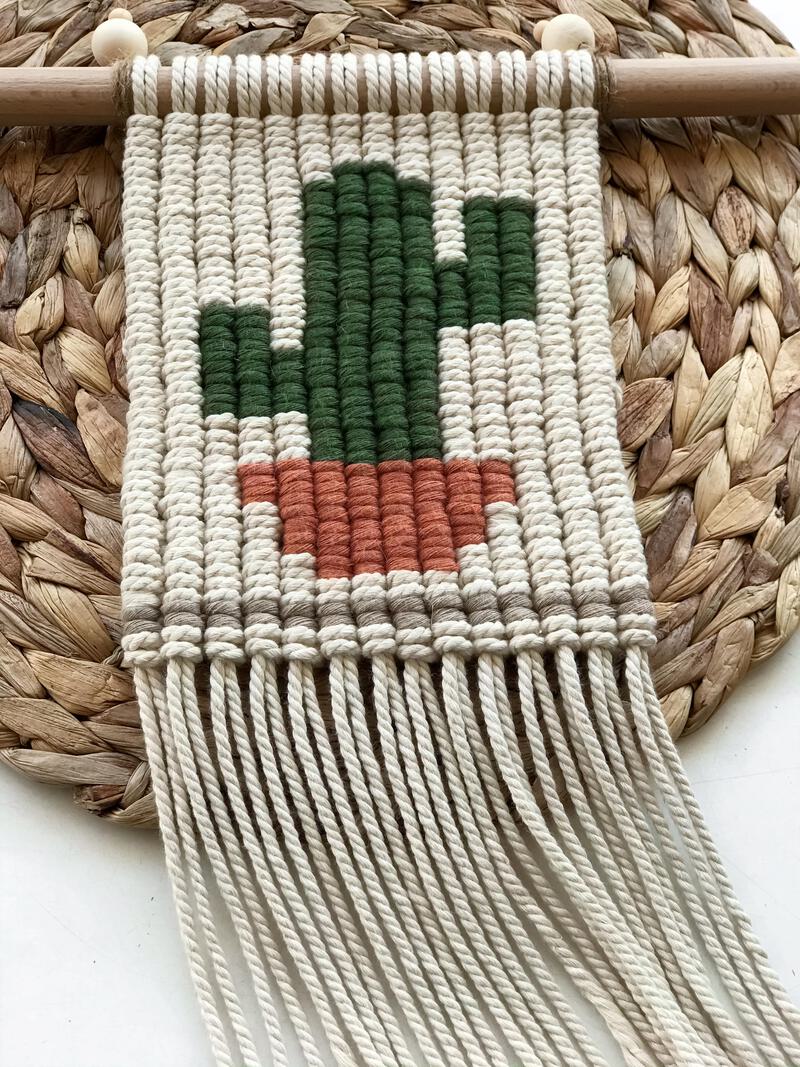 Cactus macrame — Petraki Art