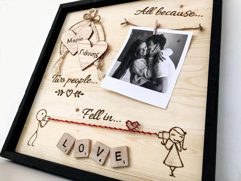 Couple shadow box — Petraki Art