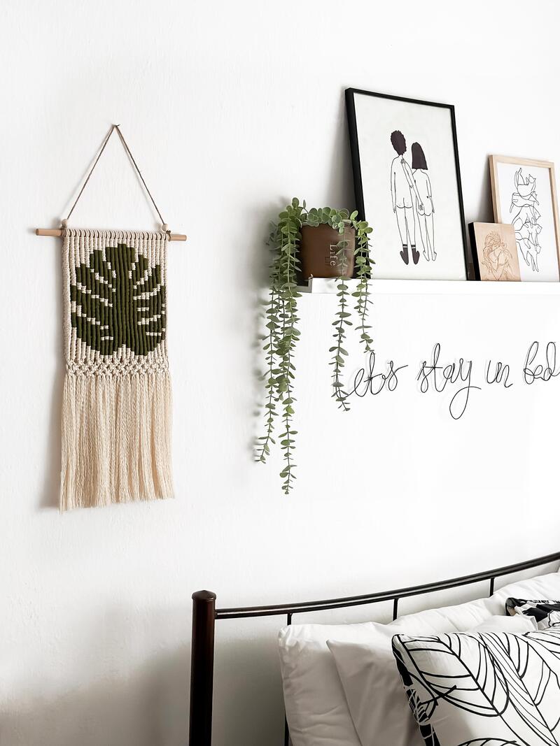 Monstera Leaf Macrame — Petraki Art