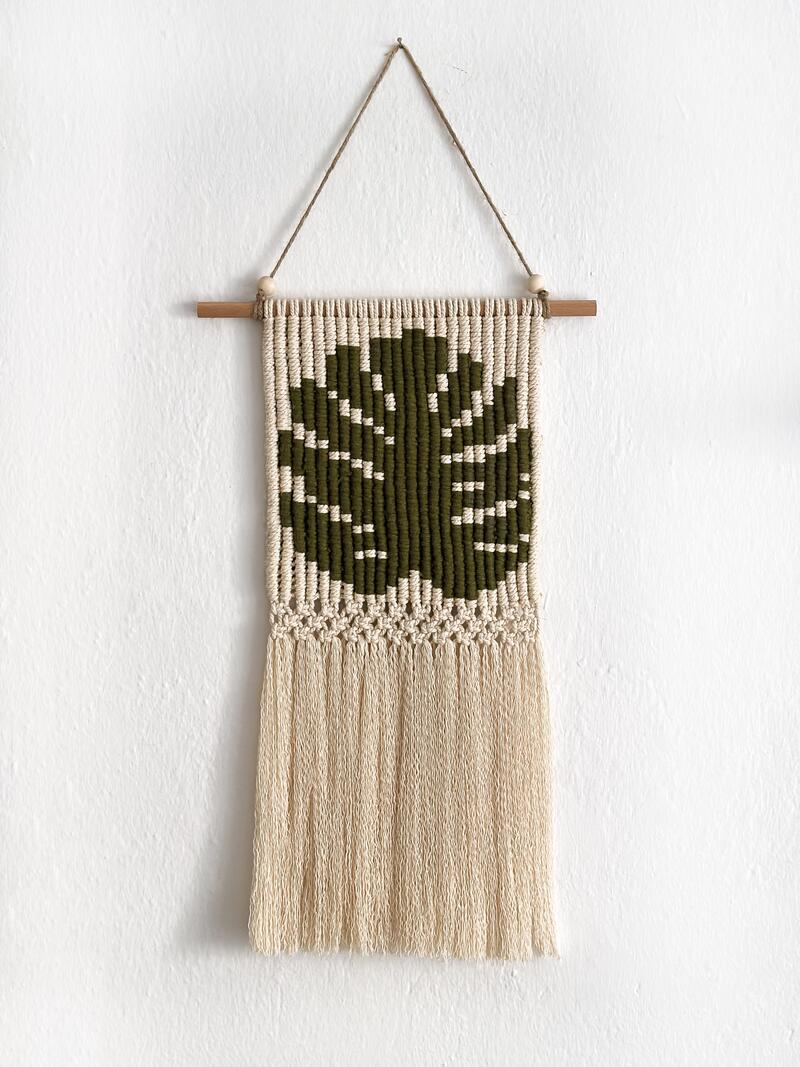 Monstera Leaf Macrame — Petraki Art